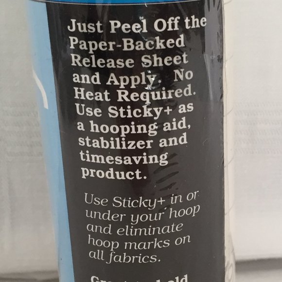 SULKY | Other | Sulky Sticky Self Adhesive Tear Away Stabilizer New ...